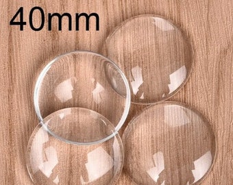 Clear Round Glass | Etsy