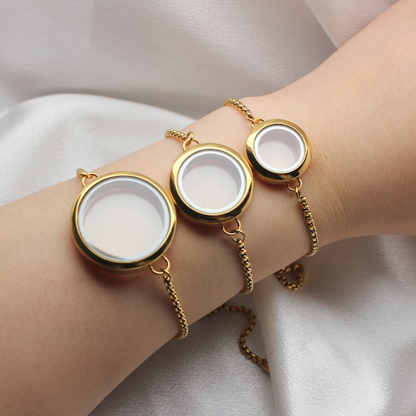 Locket Bracelet - Etsy
