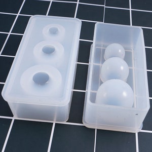 Ball Silicone Mold - Sphere Mold - Pendant Globe Mold - Ball Mold ...