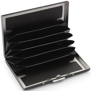 Stainless Steel DIY Name Card Box - Blank Name Card Box Container ...