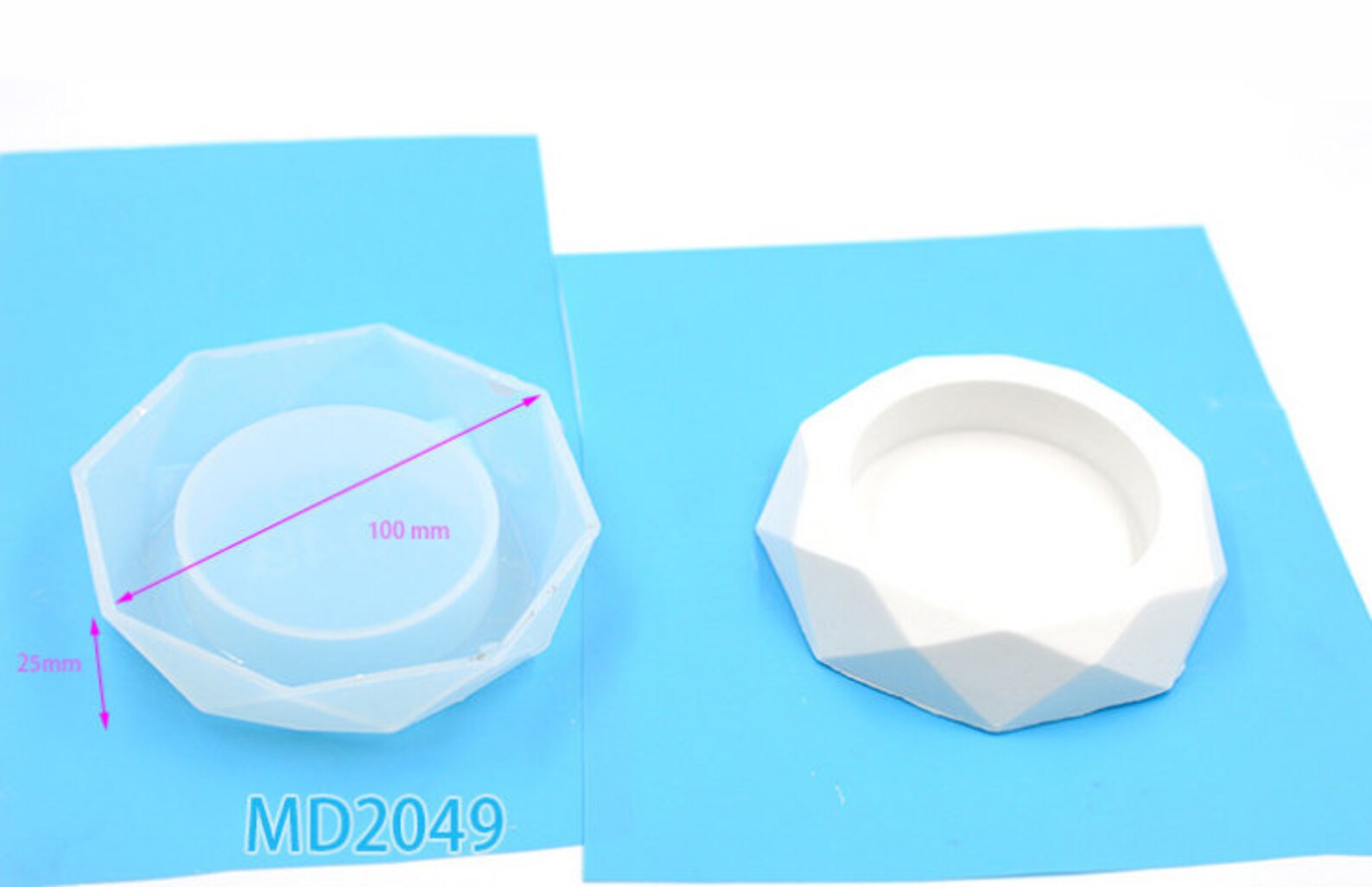 High Quality Ashtray Silicone Mold Epoxy Resin Round/square Ashtray ...