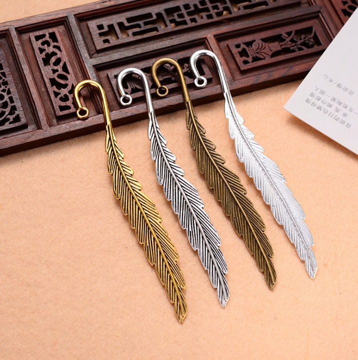10pcs DIY Bookmark - Metal Bookmark - Cabochon Setting - Book Clip ...