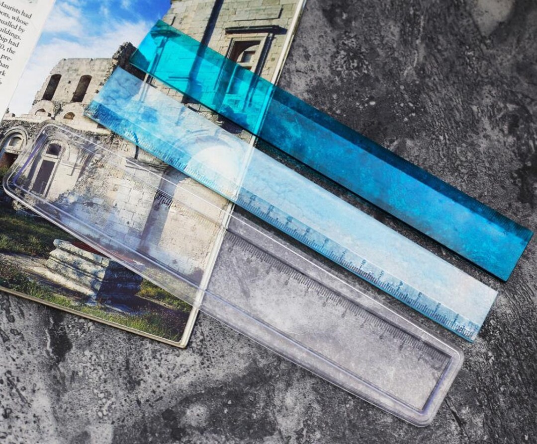 Ruler Resin Mold Silicon Resin Mold Resin Silicone Mold Transparent ...