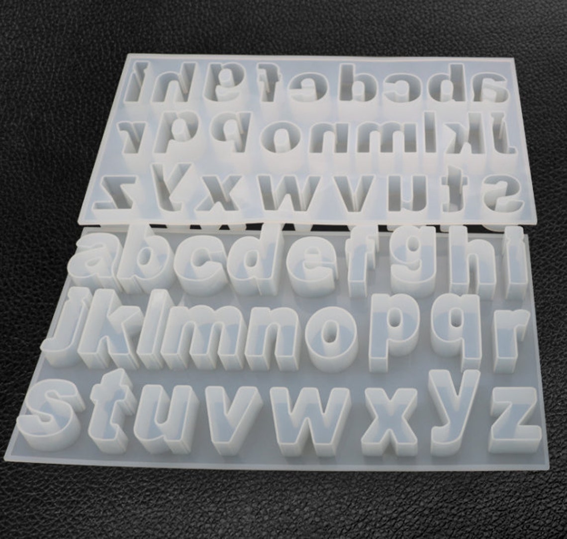 Letter Silicone Mold Pendant Silicone Molds Hanging Hole - Etsy