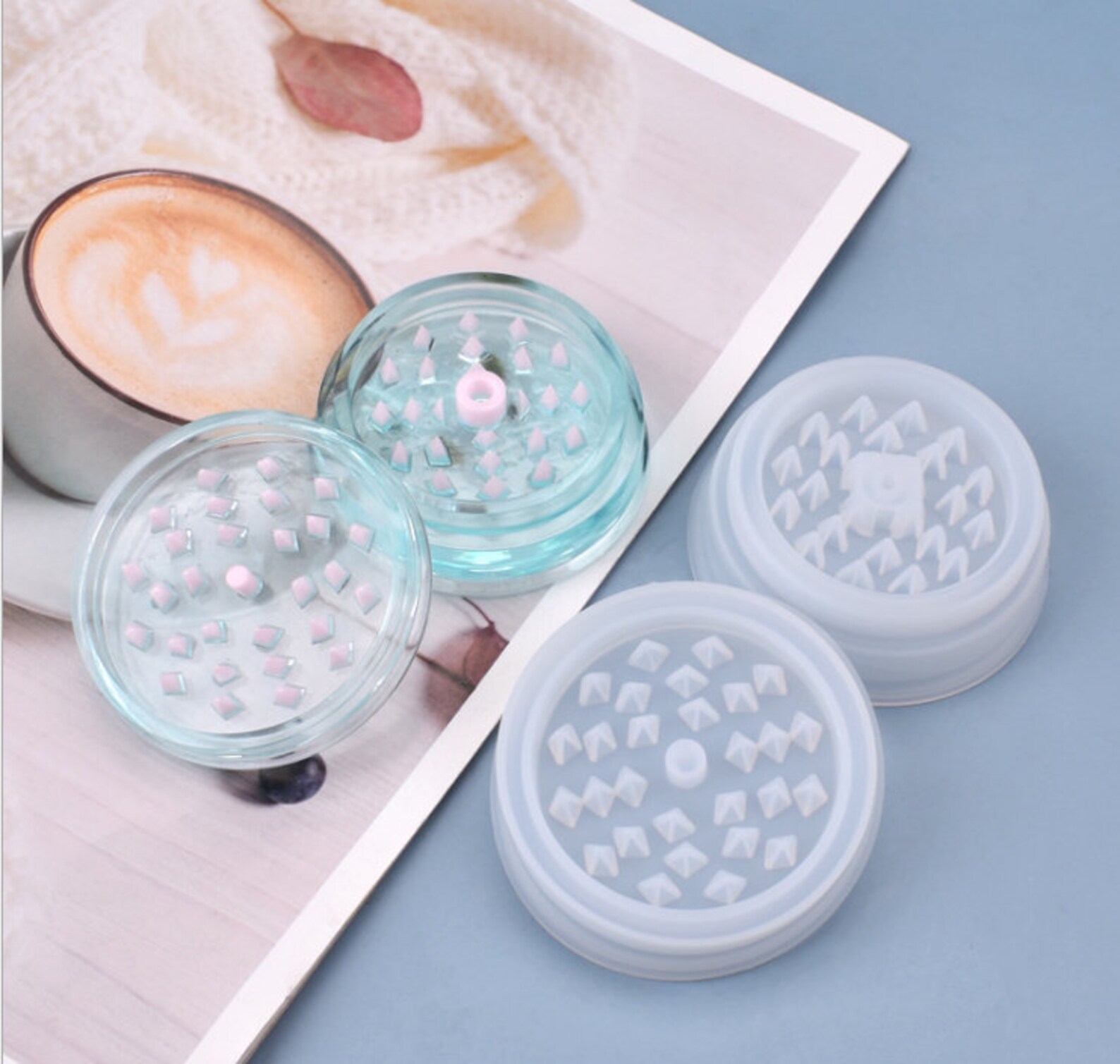 Silicone Smoke Grinder Mold-cigarette Grinder Mold-resin Mold | Etsy