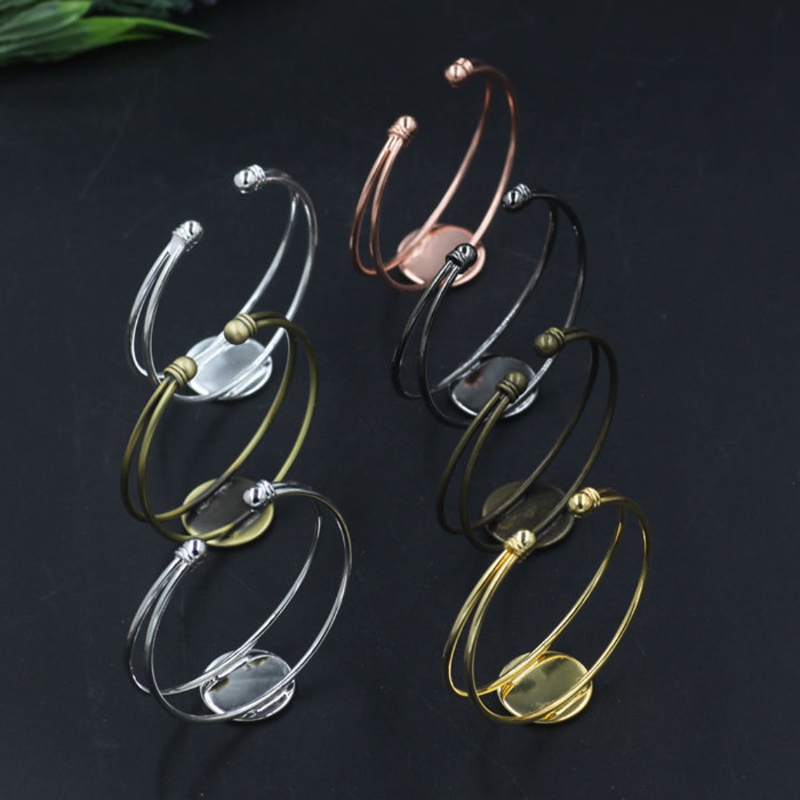 Bracelet Blanks-cuff Bracelet-blank Bangle Bracelet-20mm Shallow Pad ...