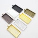 1 Inch Square Cabochon Setting-blank Pendant Trays-cabochon - Etsy