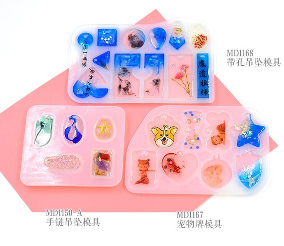 Silicon Resin Mold Pendant Resin Silicone Mould-Epoxy Resin | Etsy