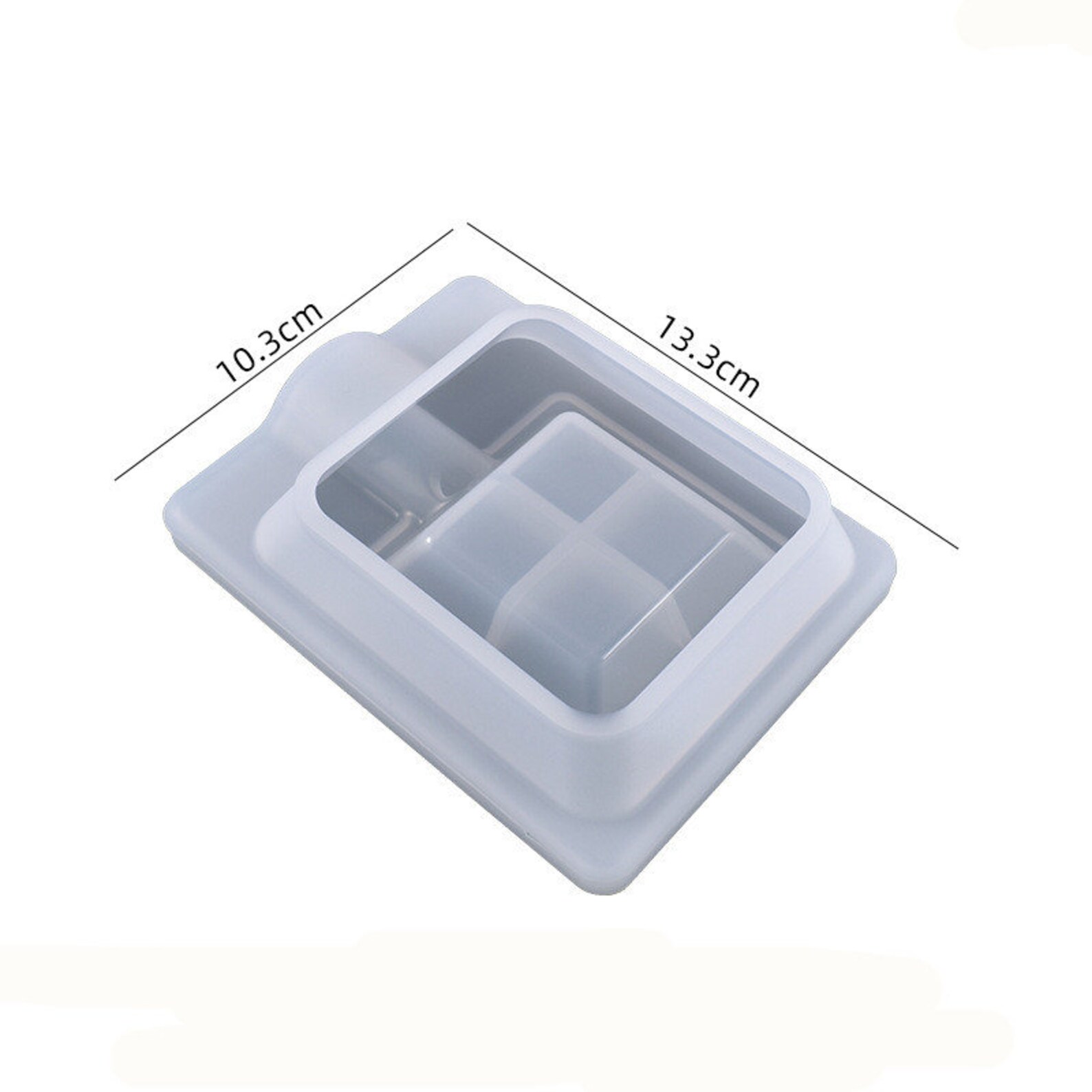 Silicone Mold Ashtray Resin Mold Square Mold for DIY Resin UV Crystal ...