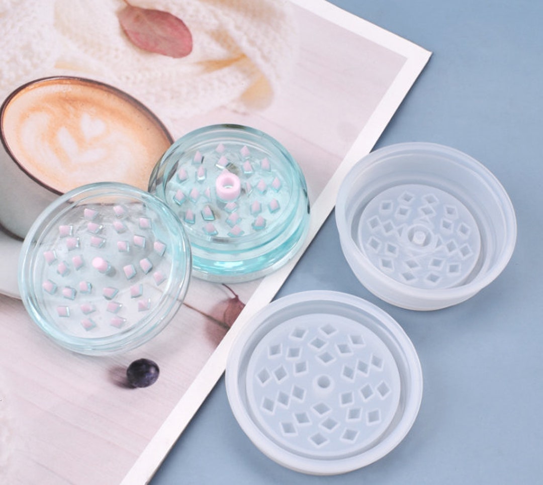 Silicone Smoke Grinder Mold-cigarette Grinder Mold-resin Mold for Smoke ...