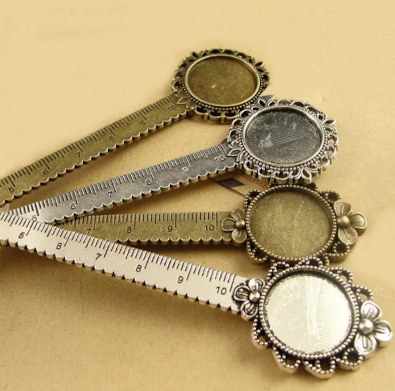 20mm Round Cabochon Base Bookmarks Setting Antique | Etsy