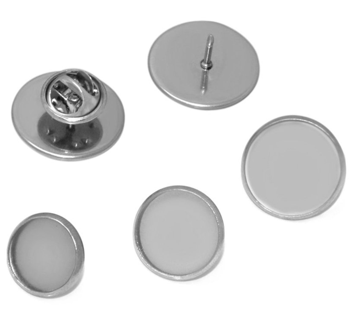 Round Surgical Stainless Steel Lapel Pin-brooch/1220mm Round | Etsy