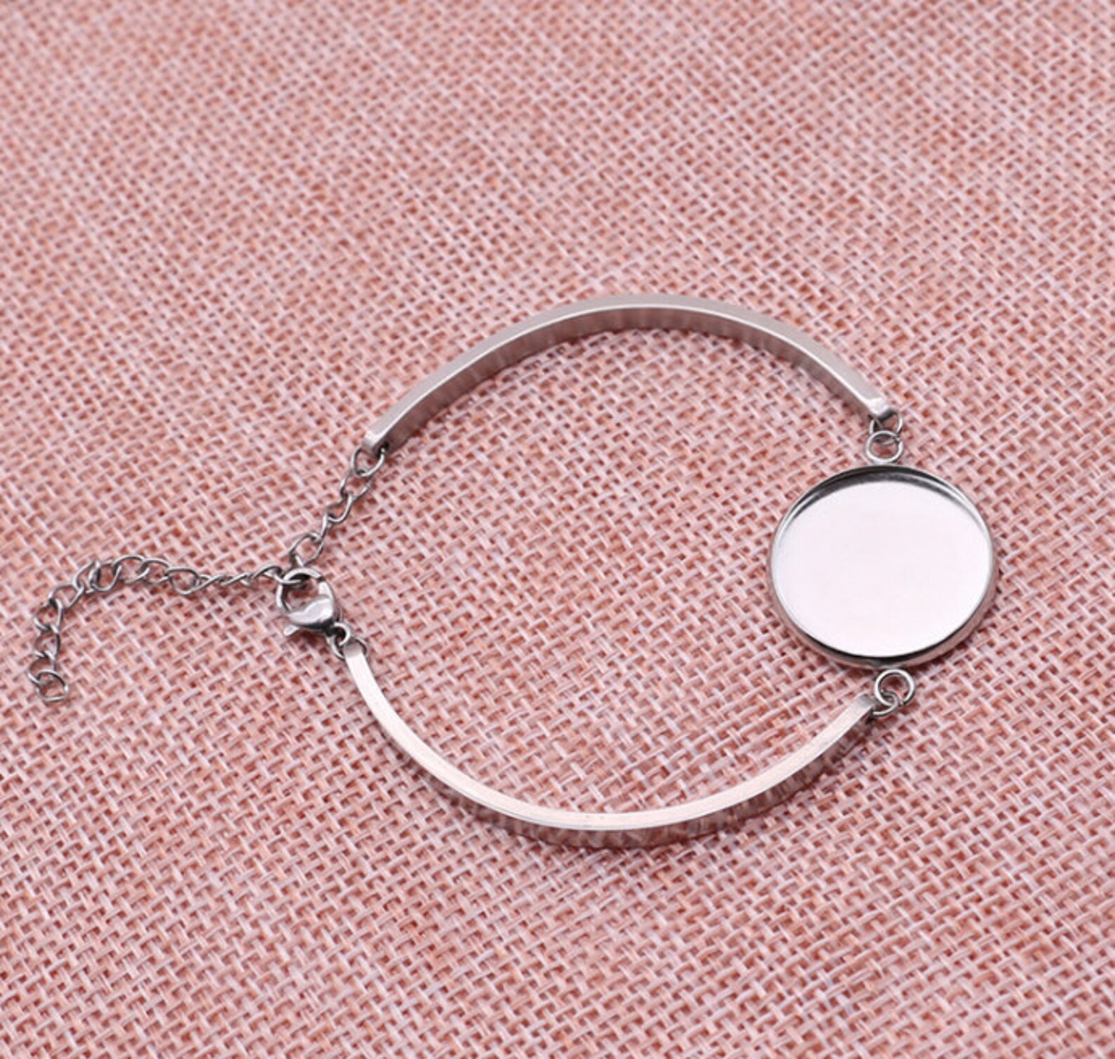 Stanless Steel Bangle Bracelets Kits-diy 20mm Cuff Bracelet Blank ...
