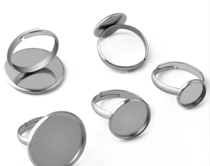 1pcs 6-10MM Round Bezel Antiqued Style Solid 925 Sterling - Etsy