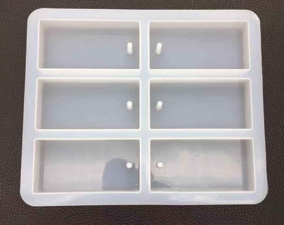 Silicon Mold Rectangle Resin Silicone Mold Epoxy Charms - Etsy