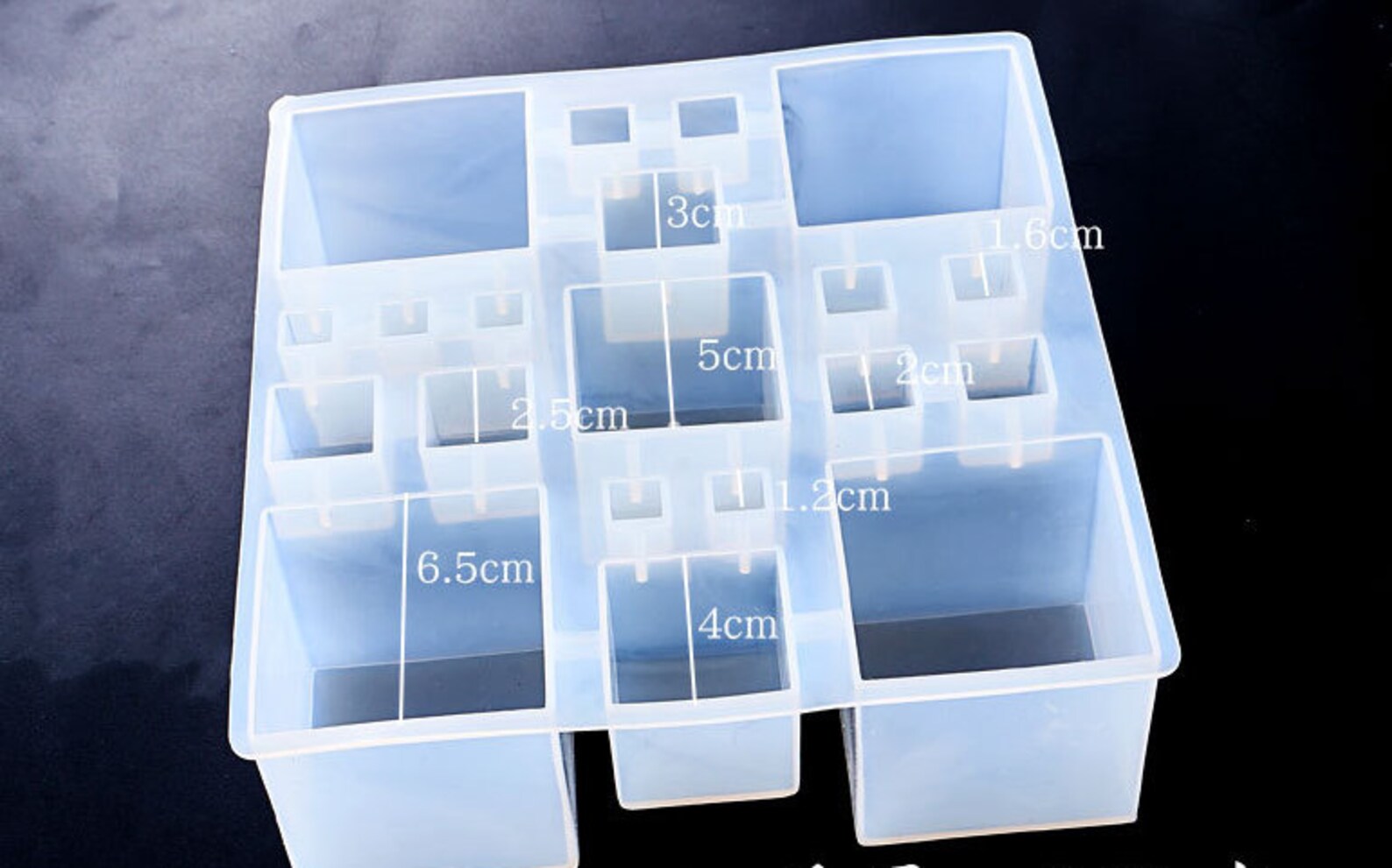 Square Clear Epoxy Resin Mold-silicon Mold for Jewelry - Etsy