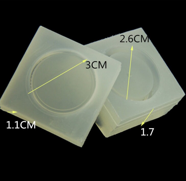 1pcs Small Round Box Silicone Mold Resin Molds - Silicon Mold for ...