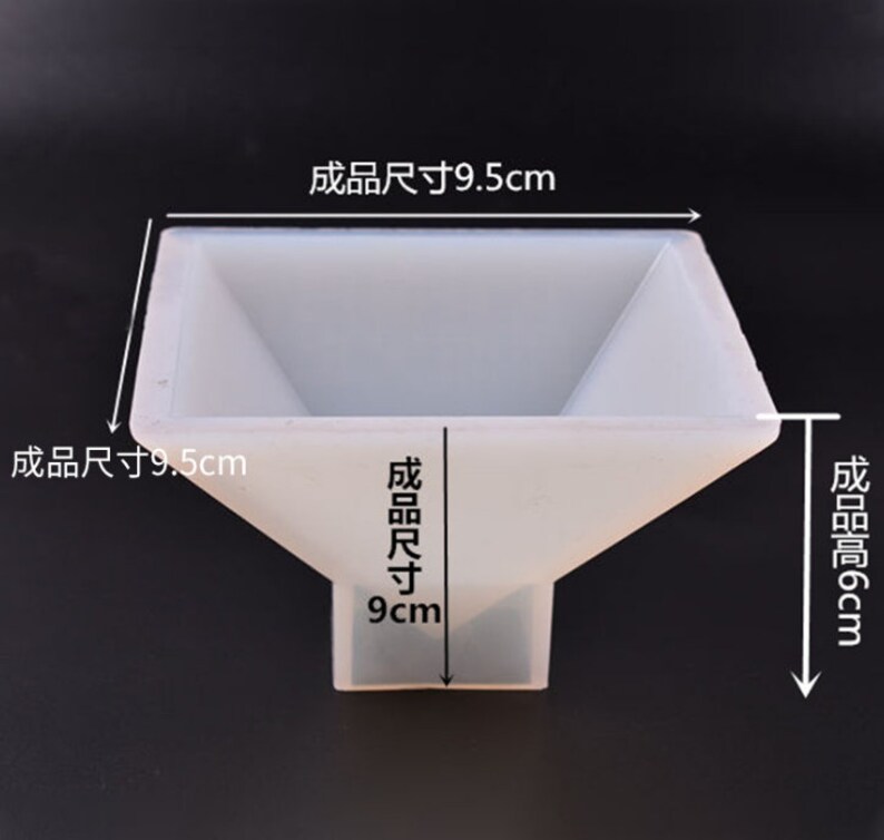 Resin Mold Silicon Large Size Pyramid Shape Silicon Mold - Etsy