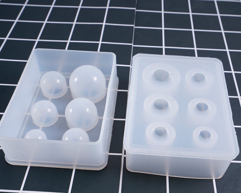 Ball Silicone Mold - Sphere Mold - Pendant Globe Mold - Ball Mold ...
