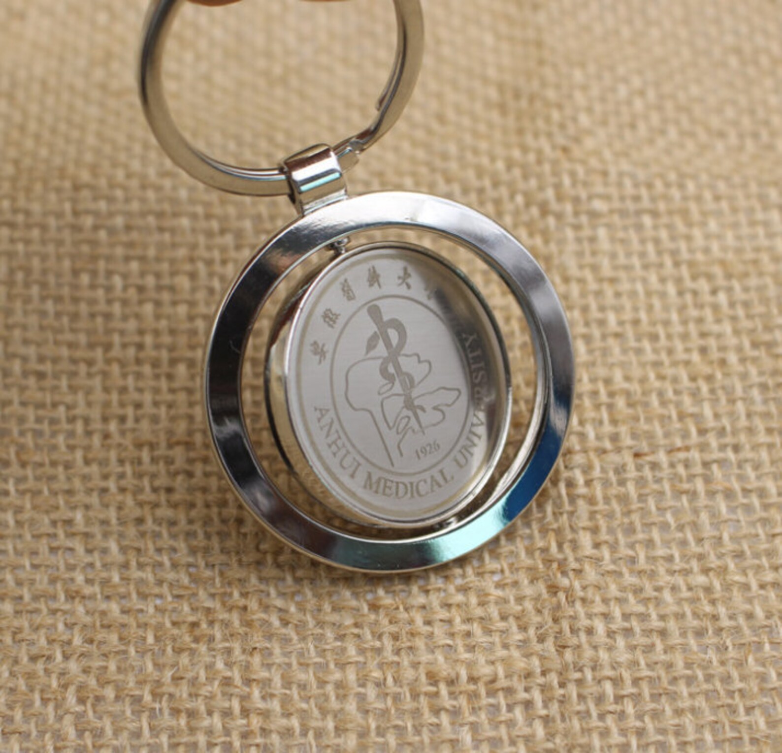 Bezel Key Chain Rotate Key Chain Blank Round Bezel | Etsy