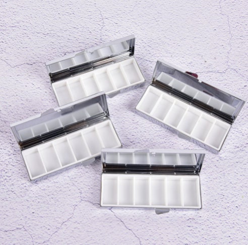 6 Grid Medicines Organizer Pill Box Folding Pill Case - Etsy