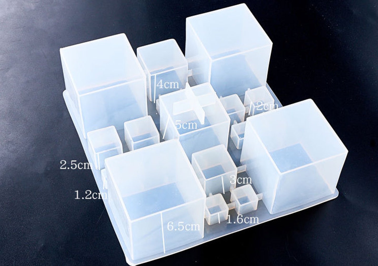 Square Clear Epoxy Resin Mold-silicon Mold for Jewelry - Etsy