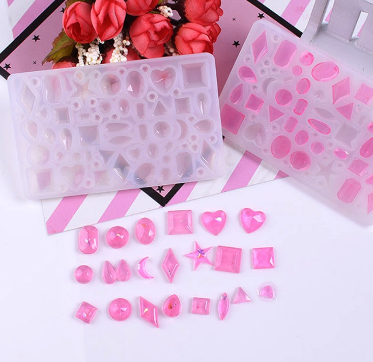 Silicon Mold - Cabochon Mold - Wax Mold - Resin Silicon Mold With ...