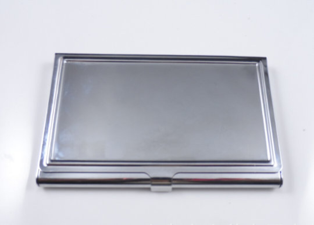 Business Card Case - Metal Business Card Holder - Metal Card Case ...