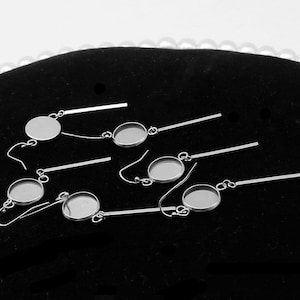 20pcs Wire Earring Blanks Dangle Earring Bases Blanks Surgical Steel ...