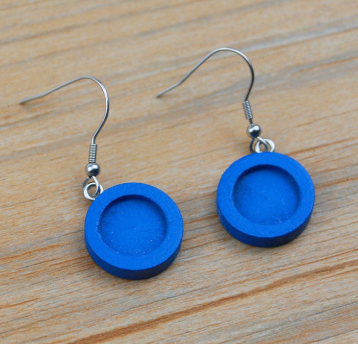 20pcs Wood Earring Blanks Earring Settings Earring Trays | Etsy