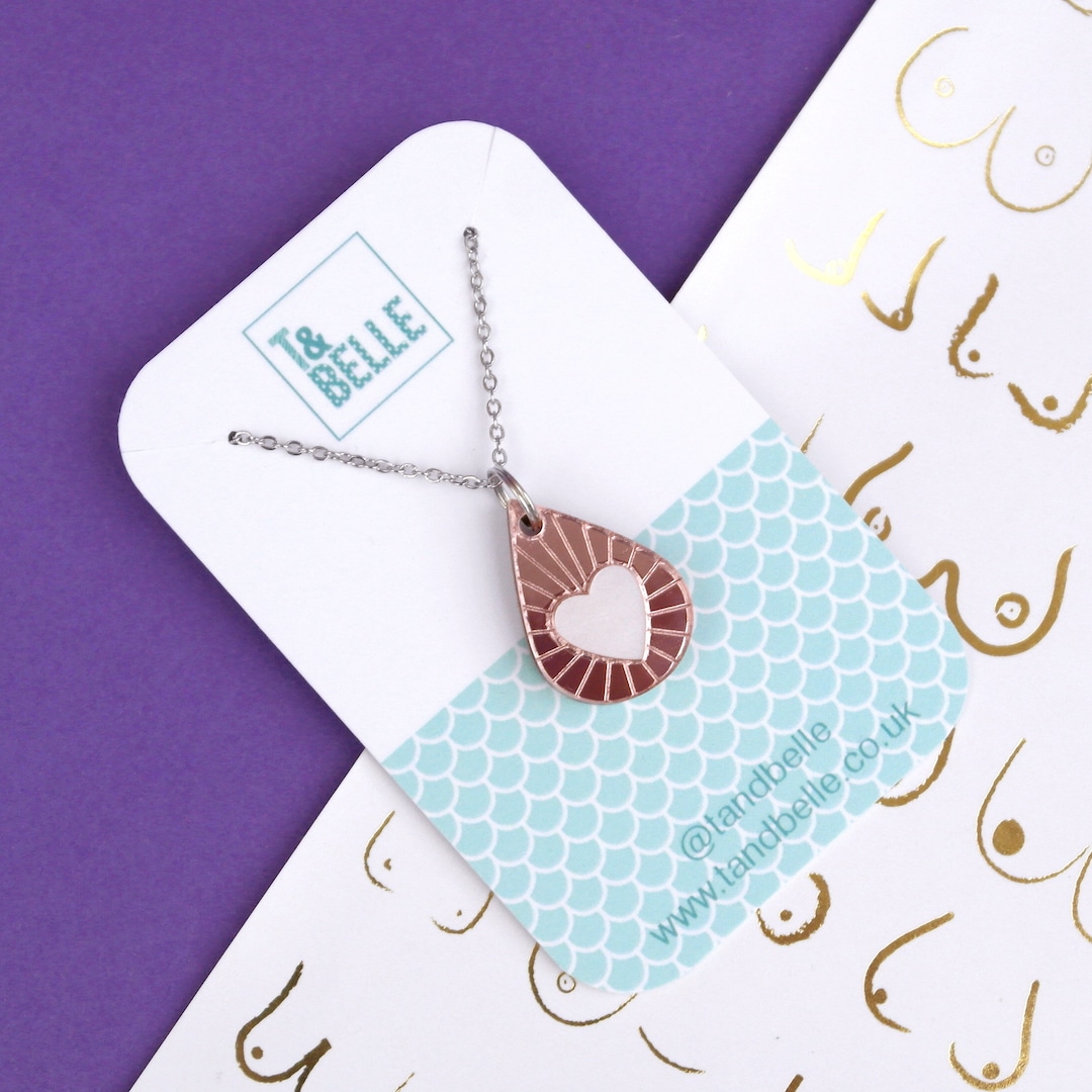 Breastfeeding Liquid Gold Droplet Keepsake Necklace - Laser Cut Acrylic ...