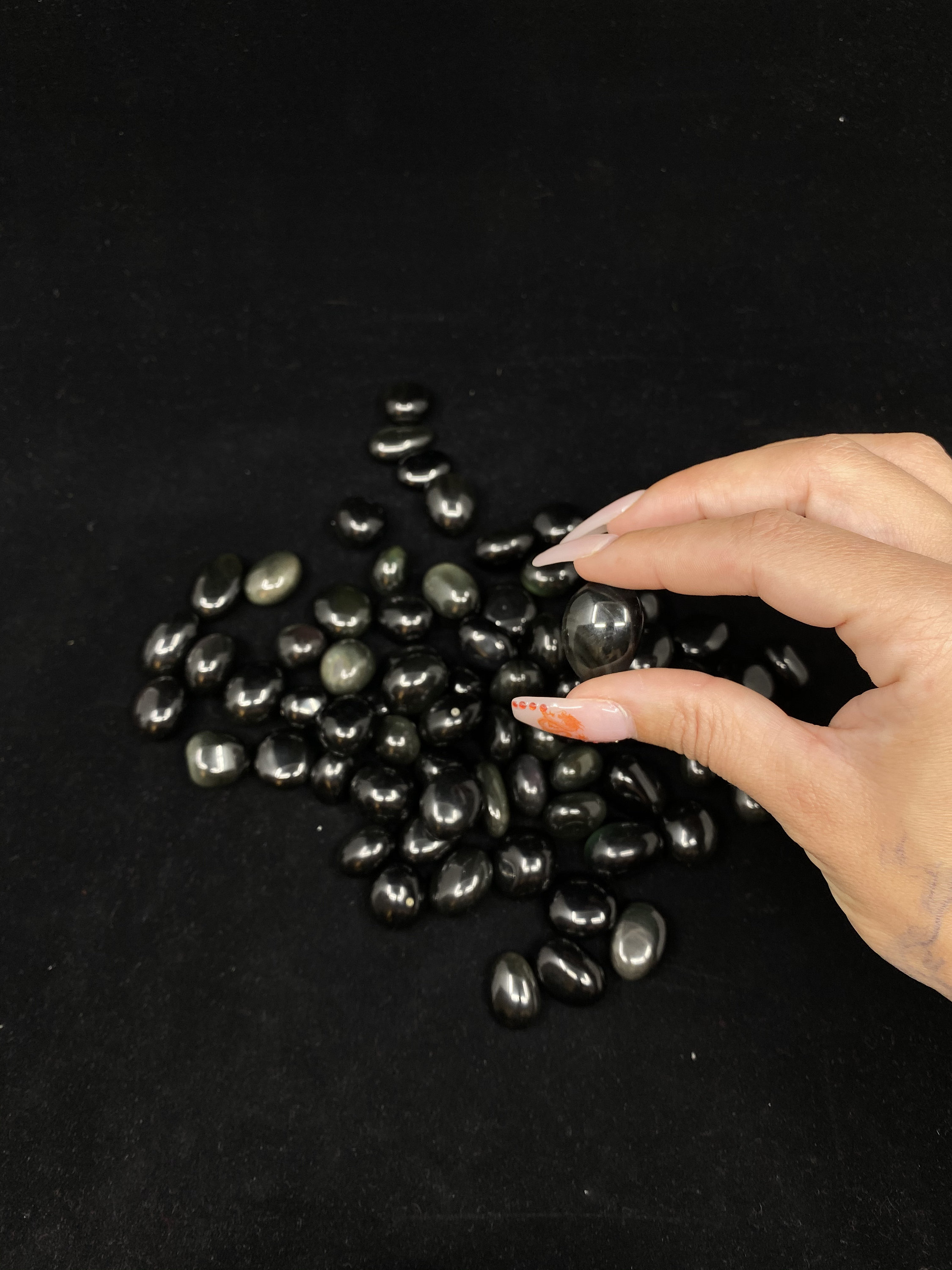 Rainbow Obsidian Pebble - Etsy