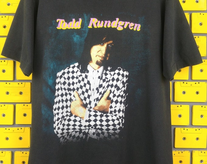 SOLD Vintage 1991 Todd Rundgren T-shirt 2nd Wind Tour Concert Merch Tee ...