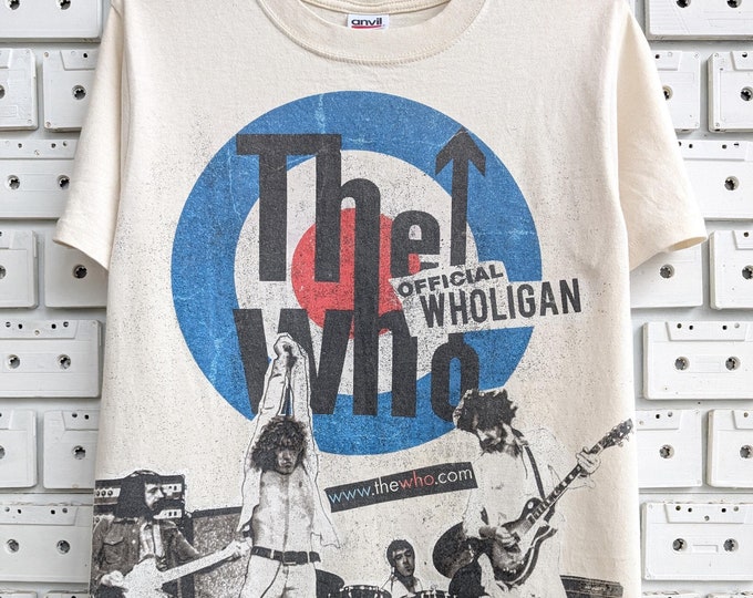 Vintage Early 00s the Who T-shirt Official Wholigan English Hard Rock ...