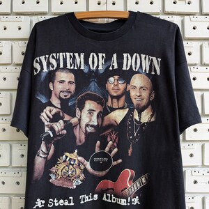 Vintage 00s System of A Down T-shirt Steal This Album Alternative Nu ...