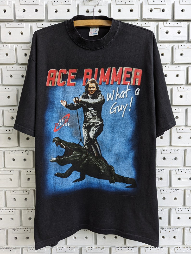 Vintage 1997 Red Dwarf T-shirt Ace Rimmer What A Guy BBC Sci - Etsy