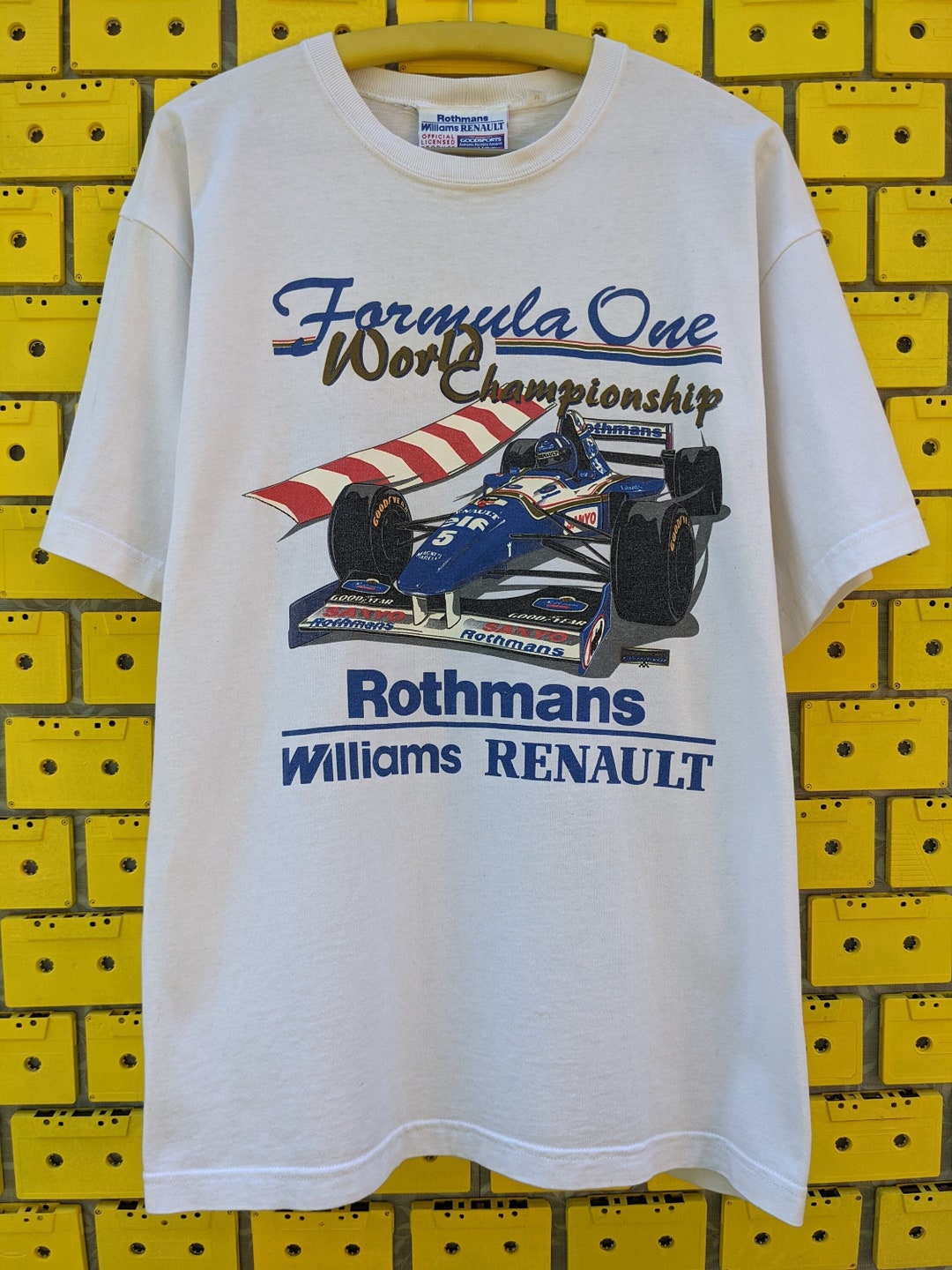Vintage 90s F1 Rothmans Williams T-shirt Formula One Damon - Etsy
