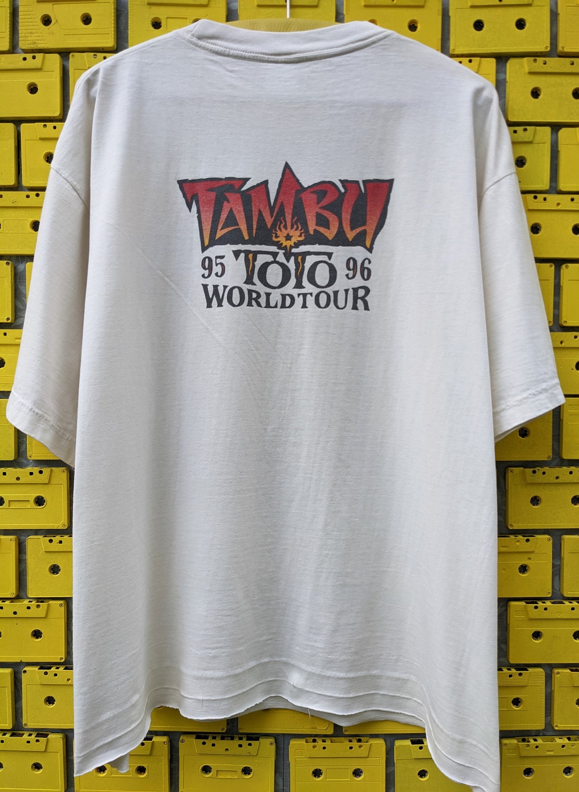 Vintage 1995 Toto Band T-shirt Tambu Album Promo Tourpop Jazz Fusion ...