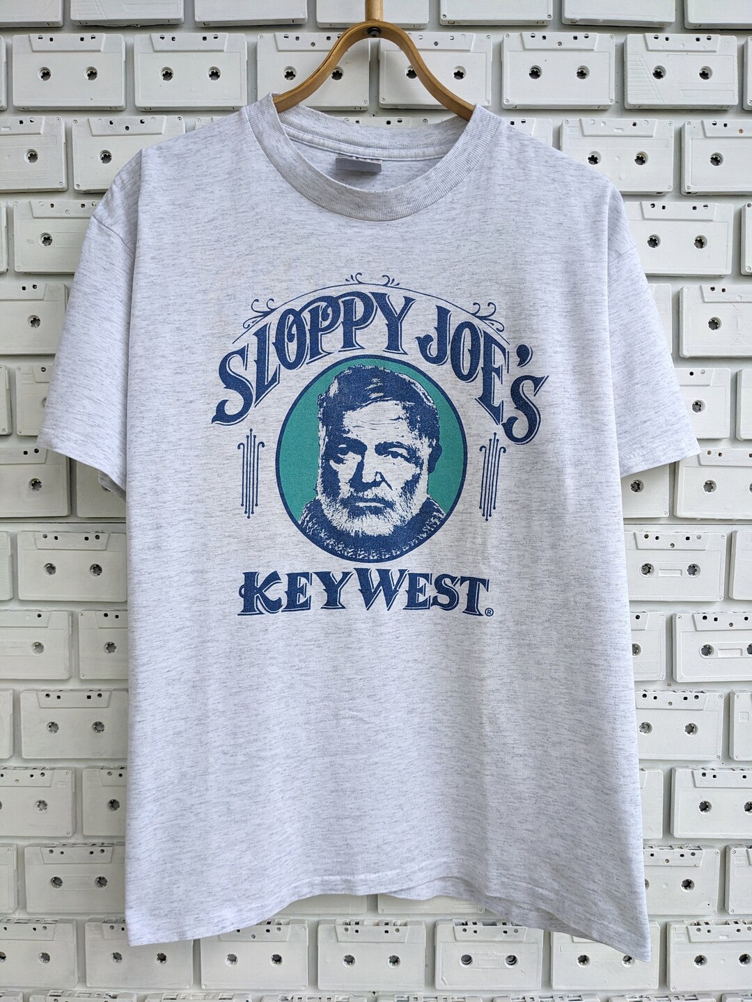 Vintage 90s Sloppy Joe's Bar T-shirt Ernest Hemingway - Etsy
