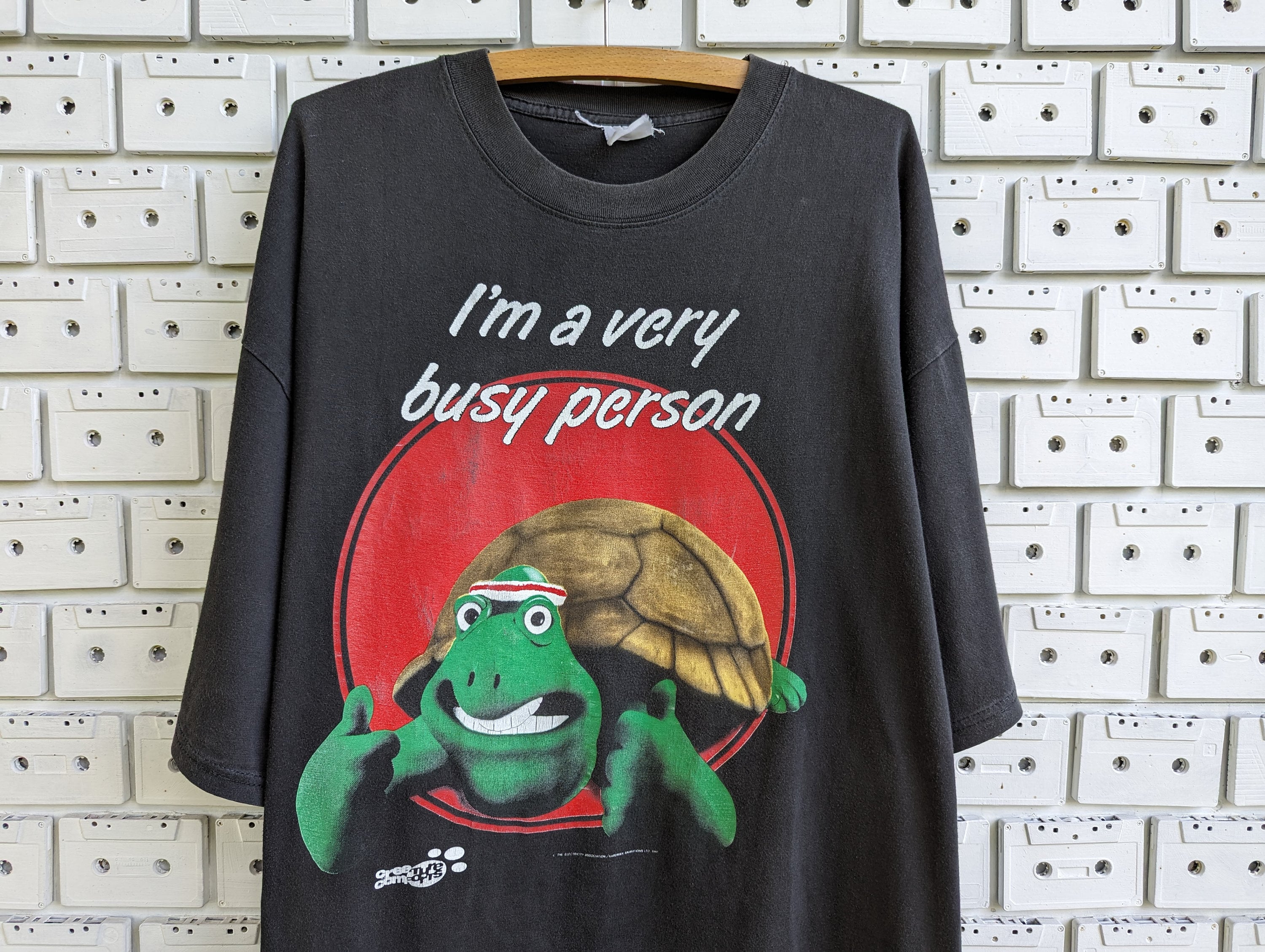 Vintage 1991 Frank the Tortoise T-shirt Creature Comforts British ...