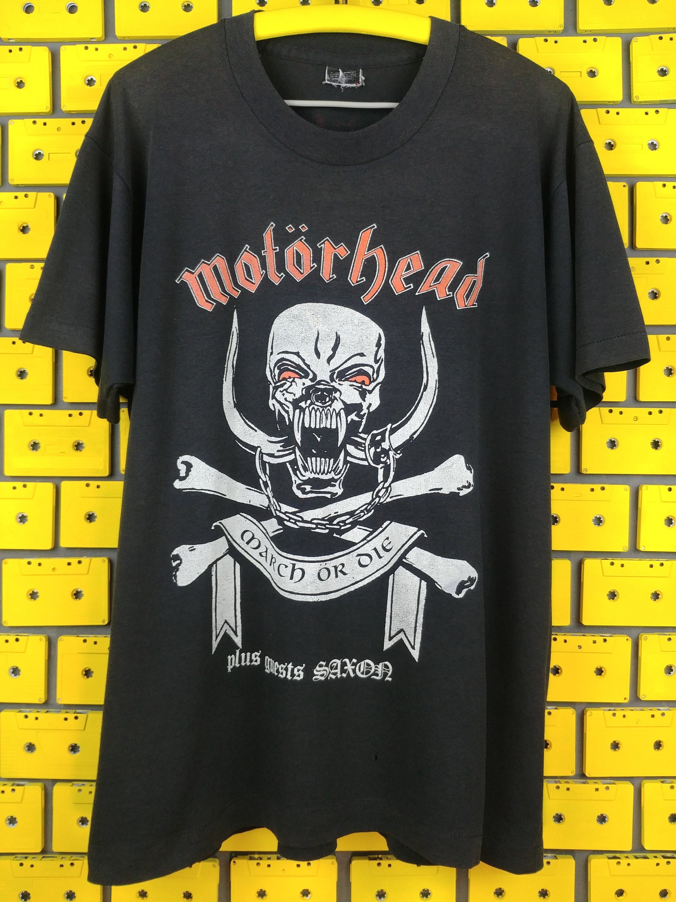 Vintage 1992 Motorhead Tour T-shirt March or Die British Heavy Metal ...