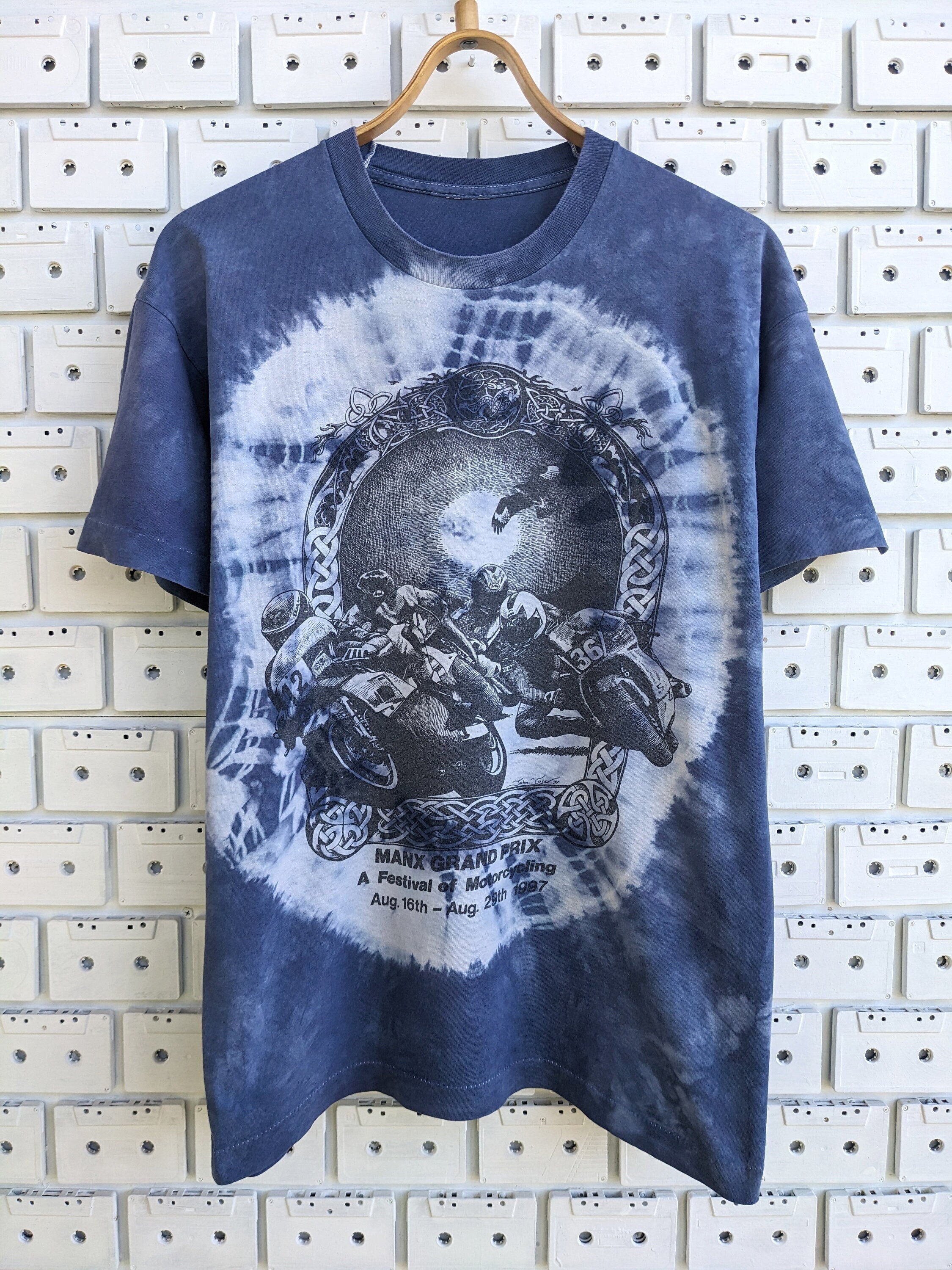 Vintage 1997 Manx Grand Prix T-shirt Isle of Man TT Mountain Course ...