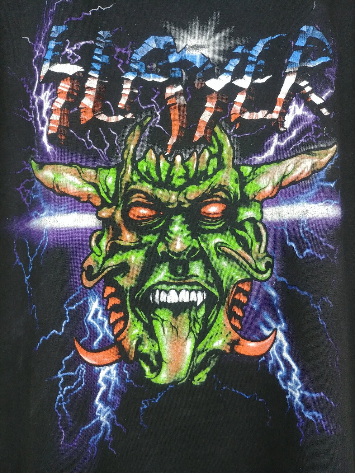 Vintage 90s Slayer Band T-shirt Diabolus in Musica Thrash Metal Bootleg ...