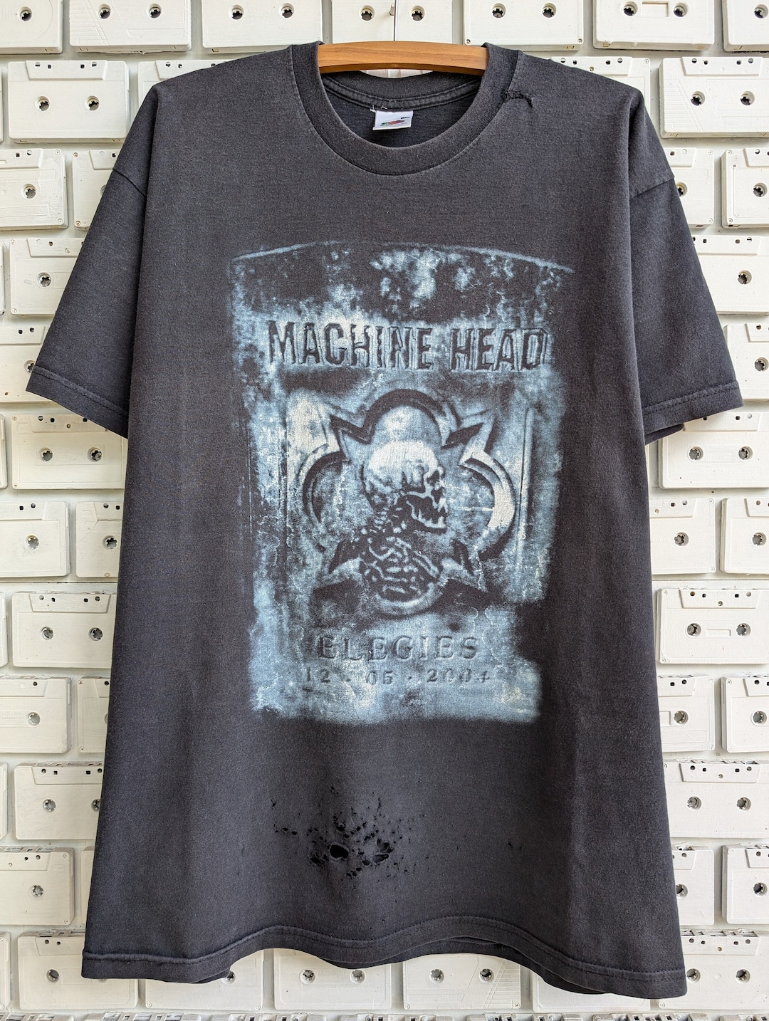 Vintage 00s Machine Head T-shirt Elegies Album Promo Groove Trash Nu ...