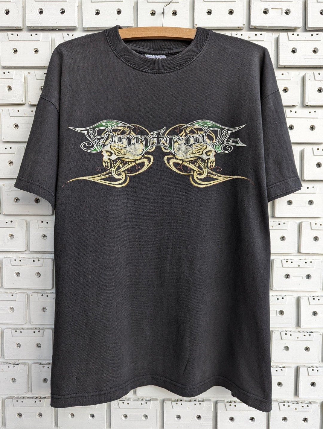 Vintage 2004 Finntroll T-shirt Nattfödd Album Finnish Folk Black Metal ...