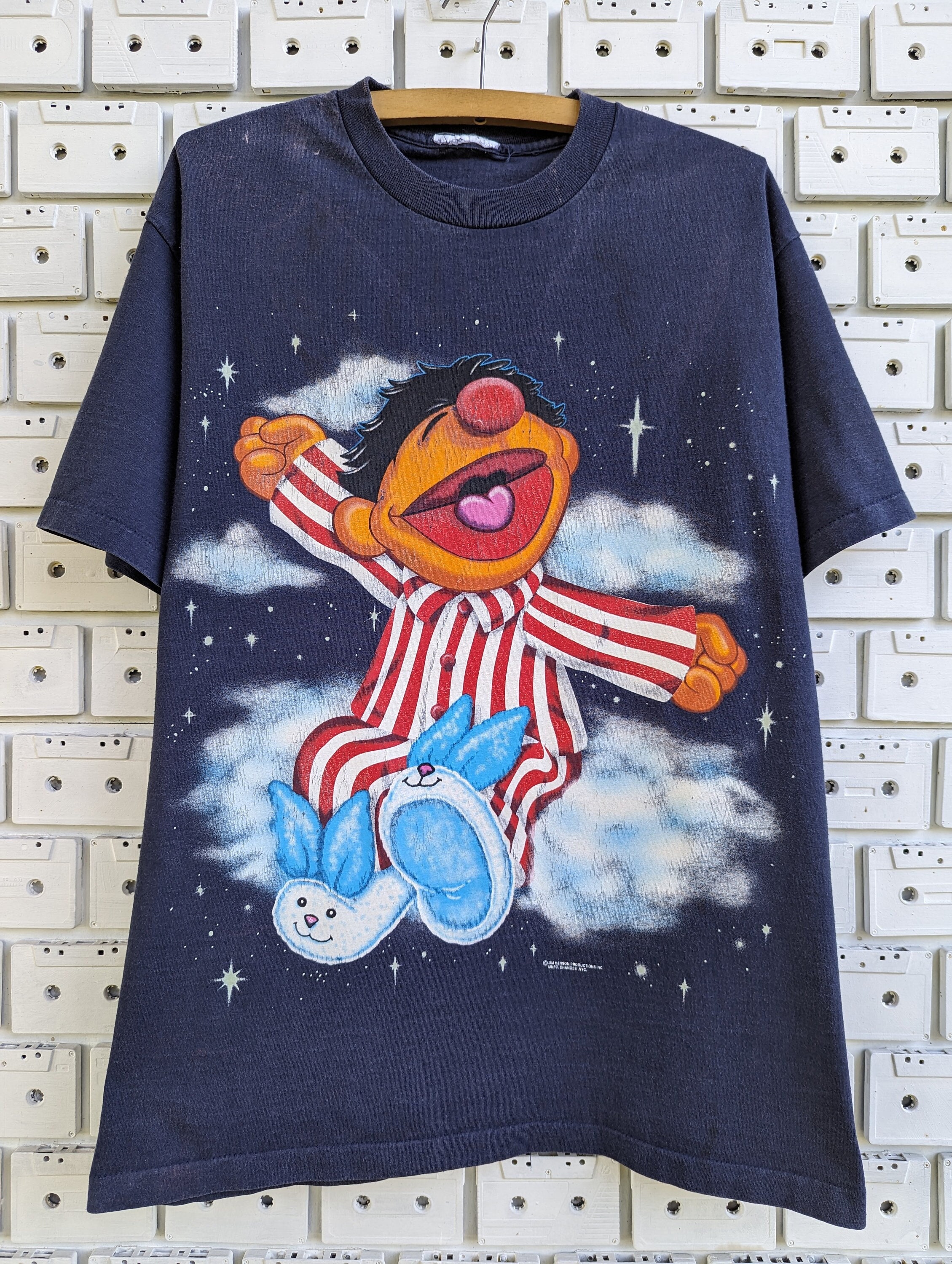 Vintage 90s Sesame Street Ernie T-shirt Jim Henson Comedy TV - Etsy