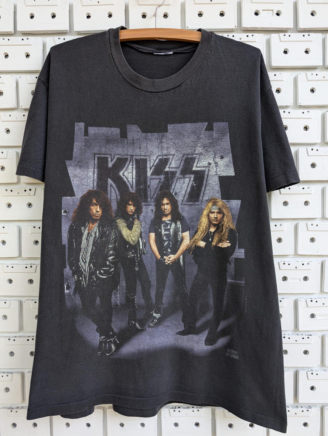 Vintage 1992 Kiss Revenge Tour T-shirt Hard Rock Heavy Glam Metal Band ...