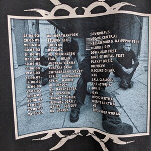 Vintage 2003 Spineshank Tour T-shirt Self Destructive Pattern ...