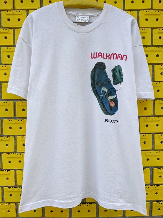 Vintage 90s Sony Walkman Joe Bloggs T-shirt Japanese - Etsy