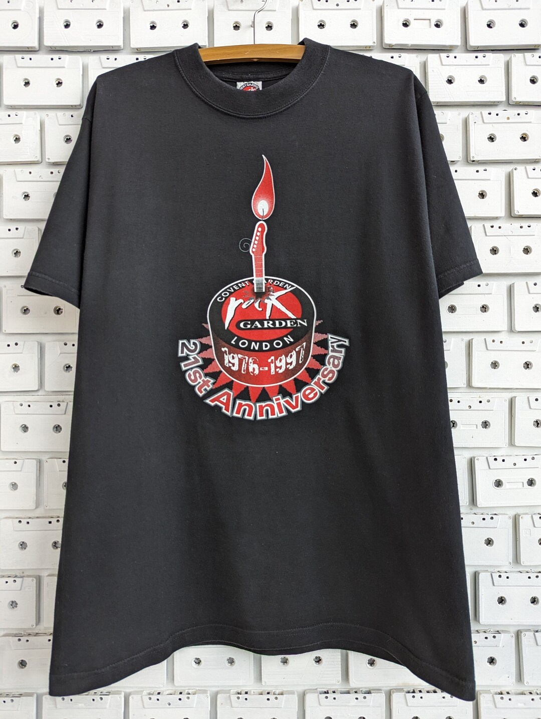 Vintage 1997 the Rock Garden London T-shirt 21 St. Anniversary Covent ...